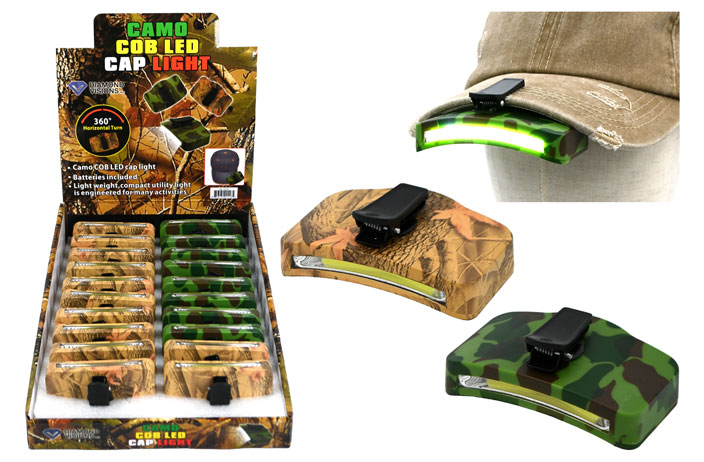 COB LED Cap Light (Camo) - Diamond Visions, Inc.