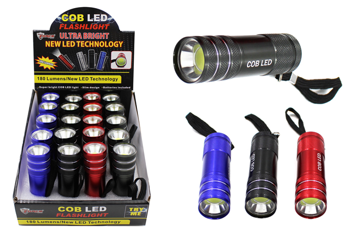Promo COB LED Metal Flashlight - Diamond Visions, Inc.