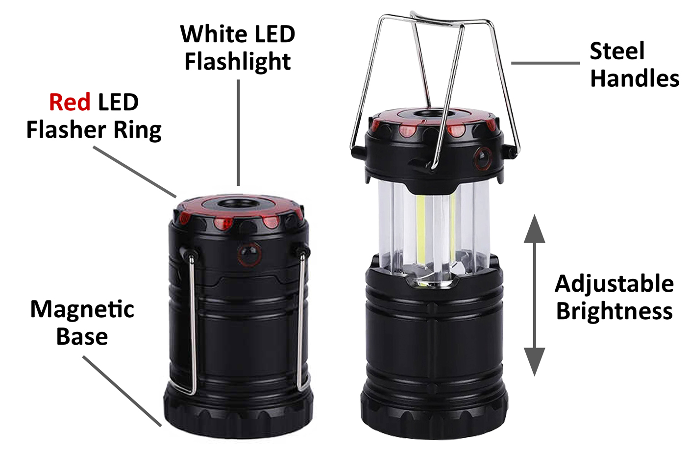 Multi-Function Mini Pop-Up COB LED Lantern - Diamond Visions, Inc.