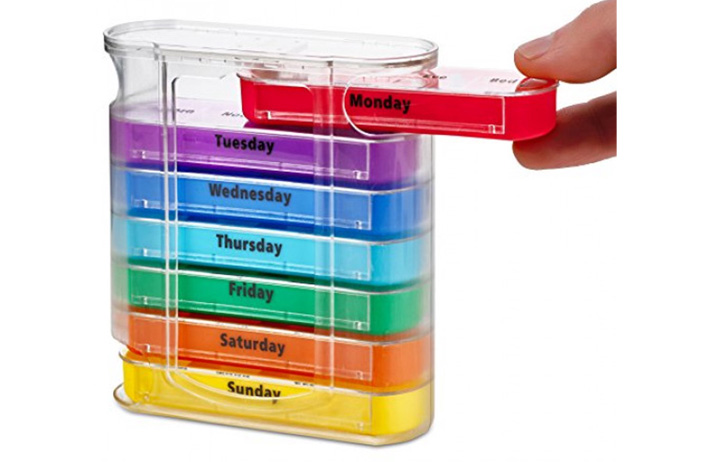 Pill Organizer Set (7 Days x 4 Times) (Tower) - Diamond Visions, Inc.