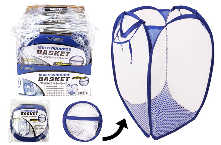 Mesh Basket (Pop-Up) (Laundry + More) - Diamond Visions, Inc.