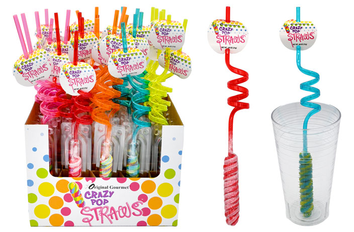 Crazy Pop Sucker with Straw - Diamond Visions, Inc.