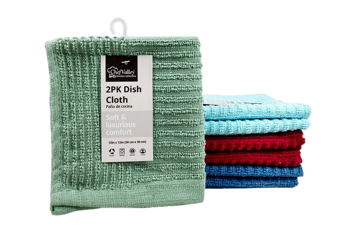 Dish Cloths (2 PK) (Striped) - Diamond Visions, Inc.
