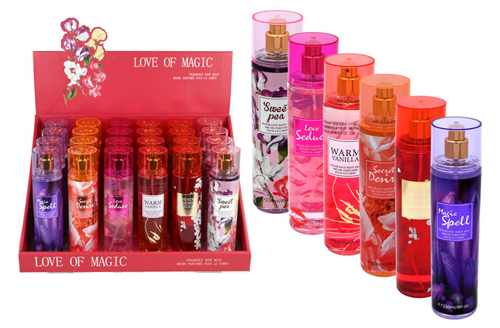 Fragrance Body Mist (8 oz.) (Love of Magic) - Diamond Visions, Inc.