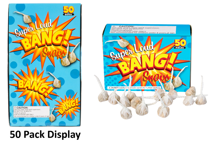 Bang Snap Noisemakers (50 CT) - Diamond Visions, Inc.