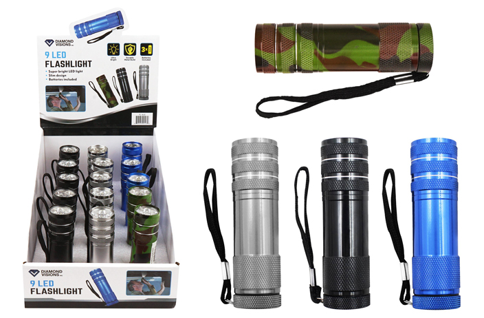 Promo LED Metal Flashlight - Diamond Visions, Inc.