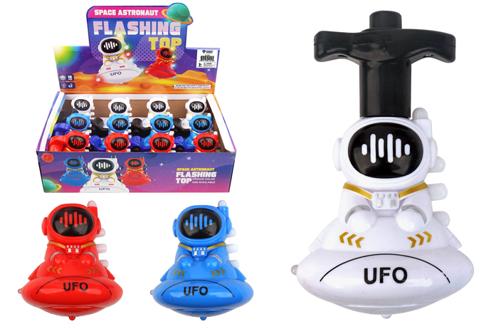 Flashing Toy Top with Music (Astronaut) - Diamond Visions, Inc.